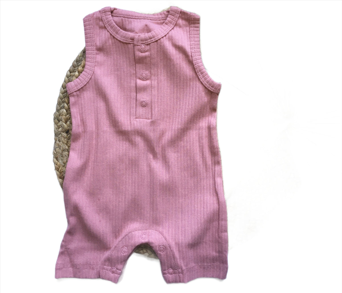 Organic Cotton Sleeveless Baby Romper – Cotton Whimsey